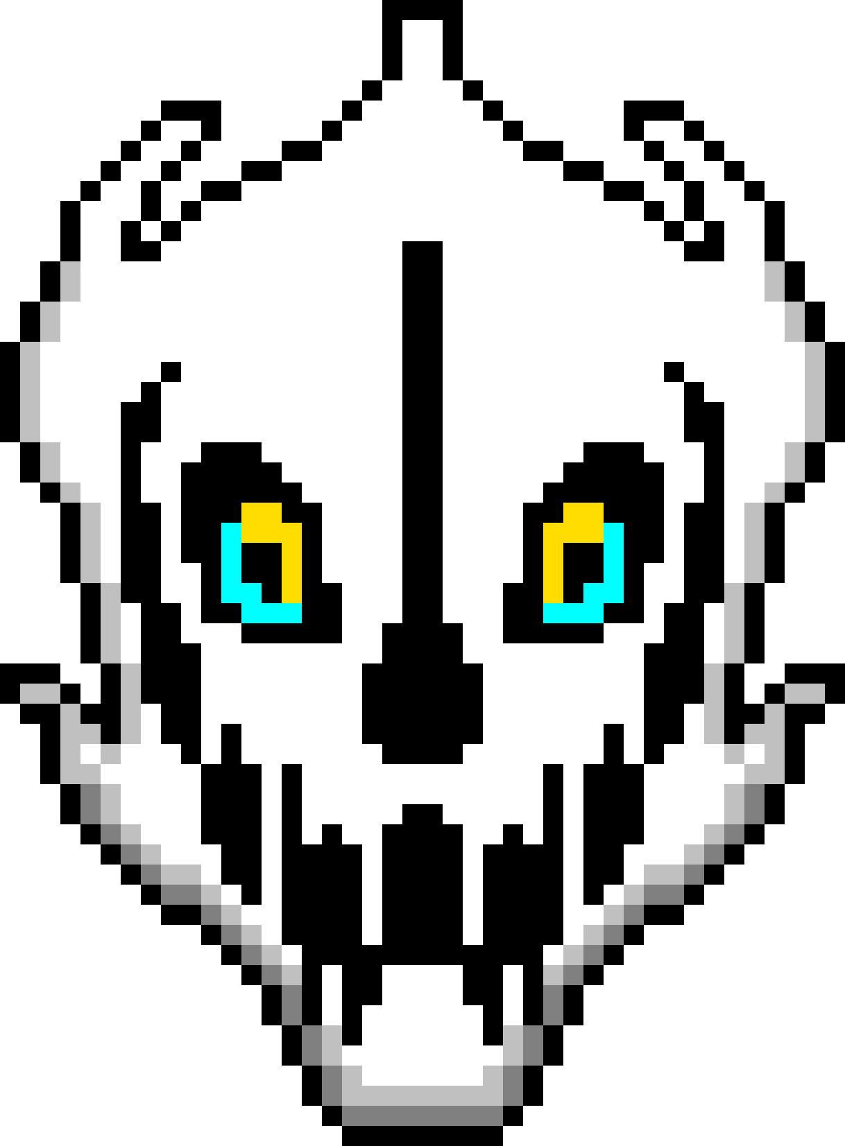 Pixilart - HD Gaster blaster by RyanNotHere