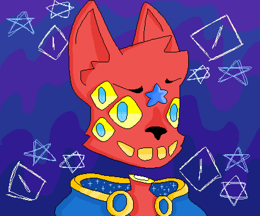 Pixilart - Starkus, the Immortal Astro-Wizard by StarkusSeesAll