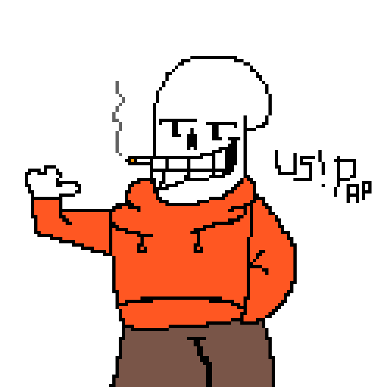 Pixilart - underswap paps by sonkedby96