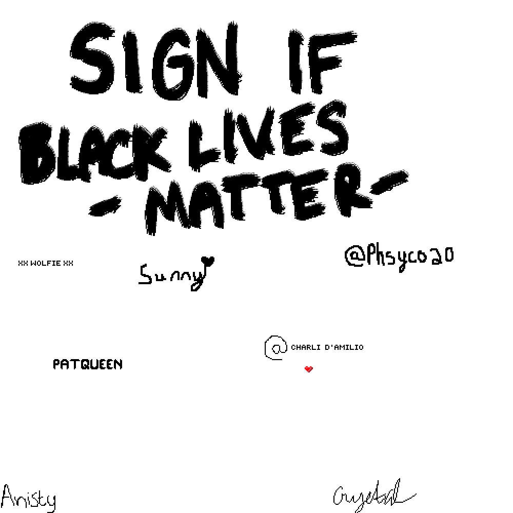 Pixilart - BLM by patqueen