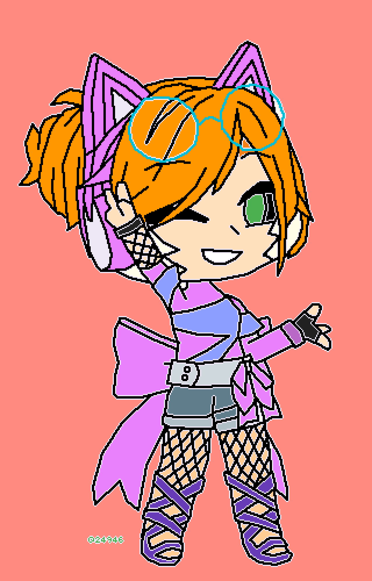 Editing Meet Clara afton - Free online pixel art drawing tool - Pixilart
