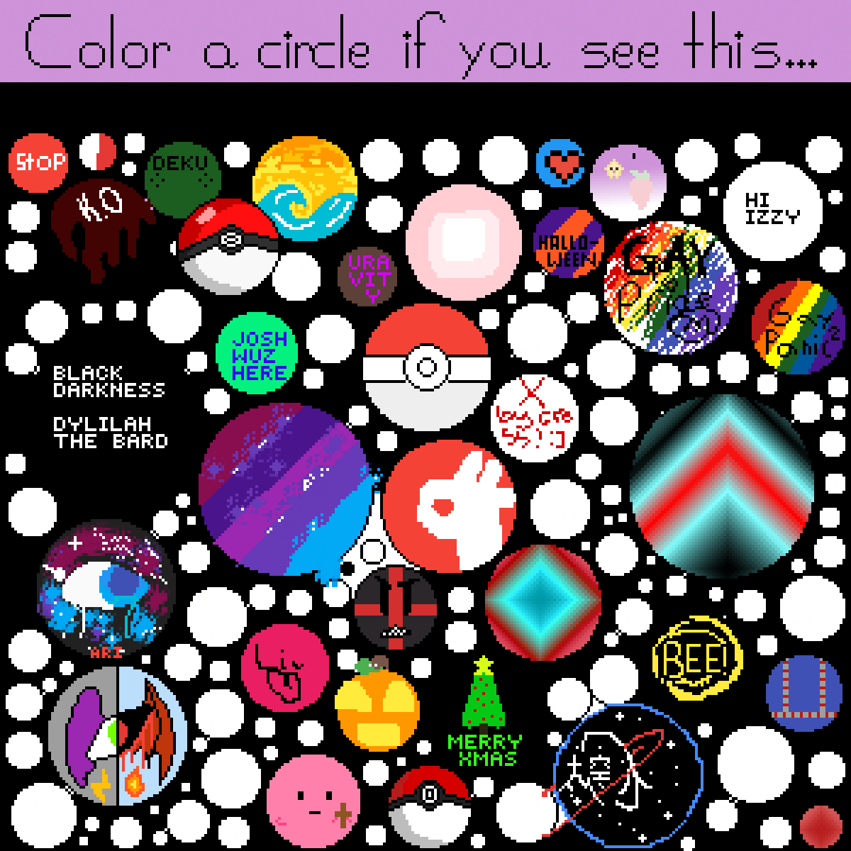 Editing Draw a circle - Free online pixel art drawing tool - Pixilart