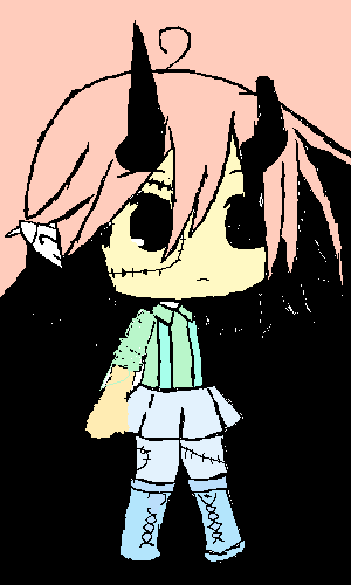 Editing Gacha life please like - Free online pixel art drawing tool ...