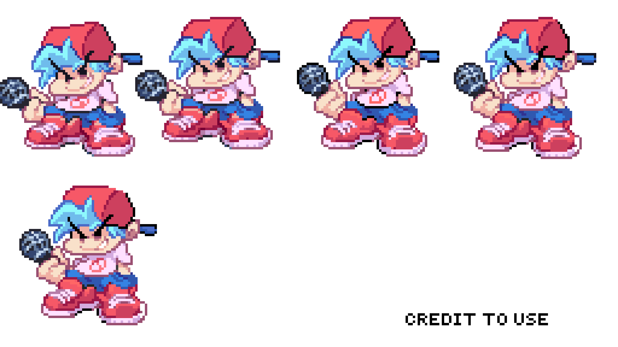 Editing bf idel sprites - Free online pixel art drawing tool - Pixilart