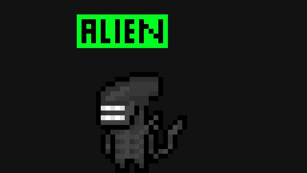 Editing Alien - Free online pixel art drawing tool - Pixilart