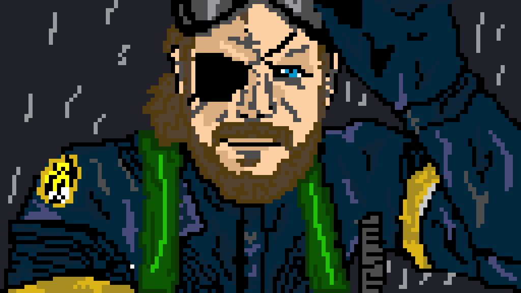 Pixilart - Big Boss GZ by Anonymous