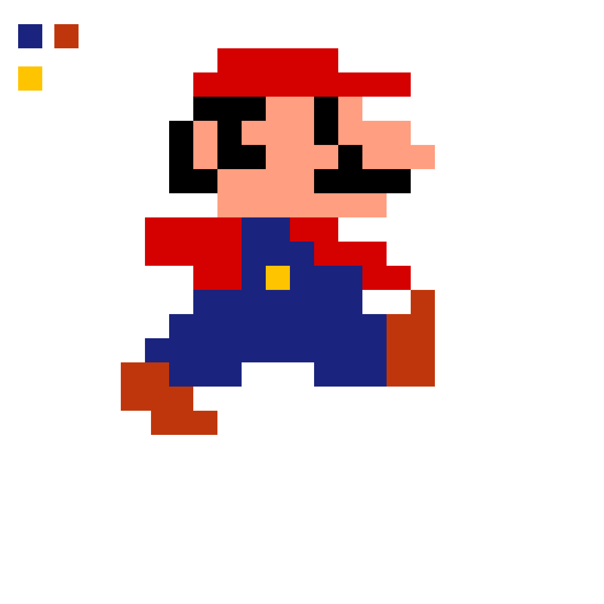 Pixilart - Mario sprite 2 incomplete by Mario-Alfredo