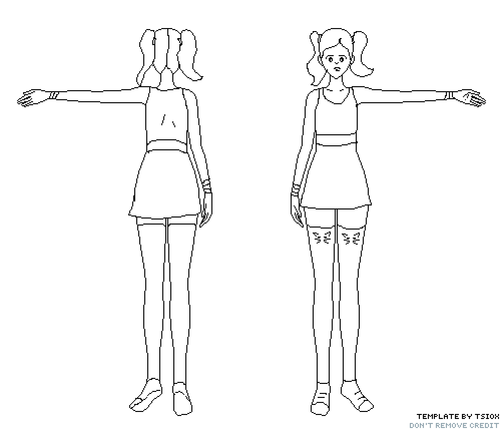 Editing menina - Free online pixel art drawing tool - Pixilart