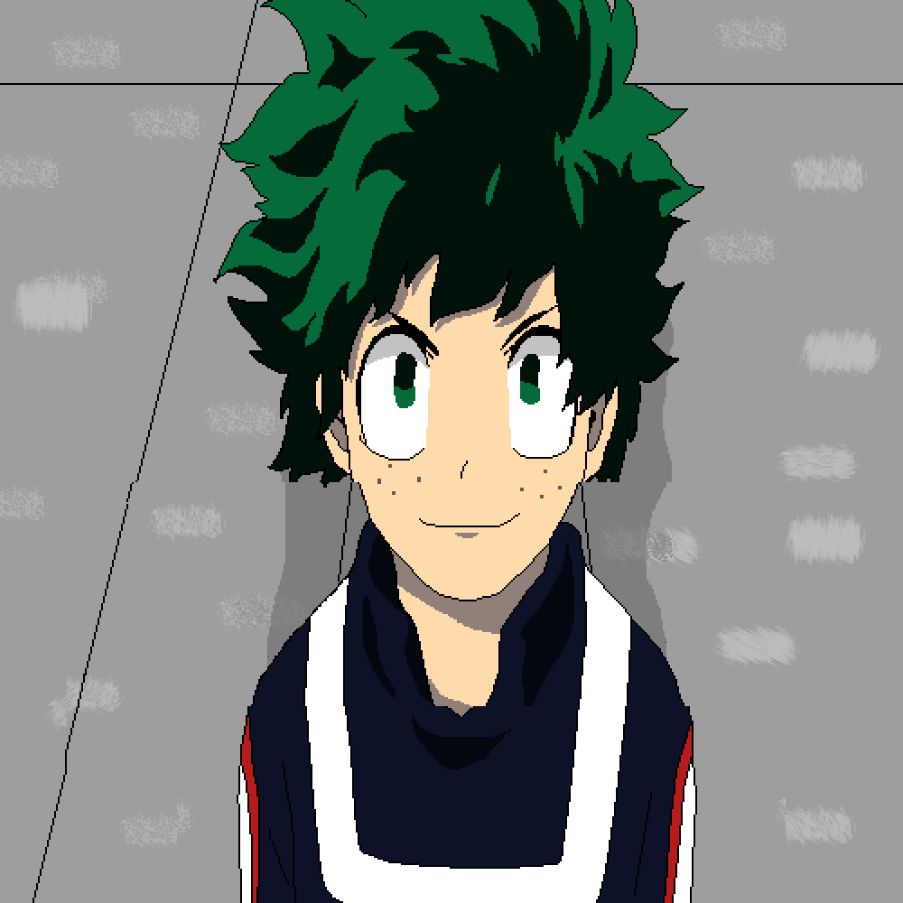 Editing DEKU, IZUKU MIDORIYA - Free online pixel art drawing tool ...