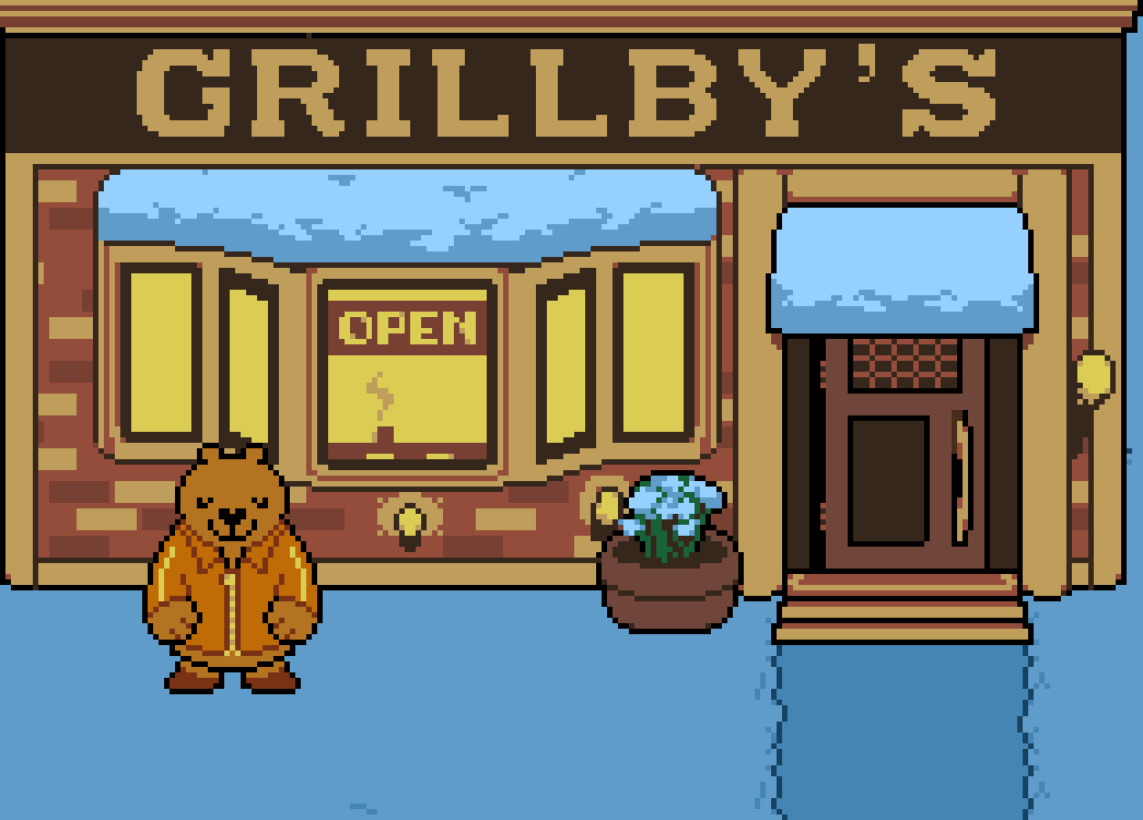 Pixilart - Grillby's by Slimey66