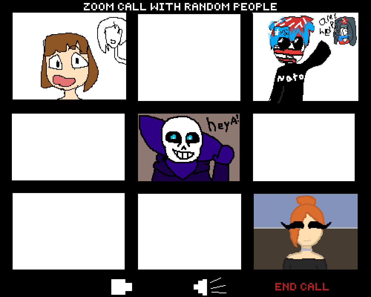 Editing zoom calll with strangers - Free online pixel art drawing tool ...