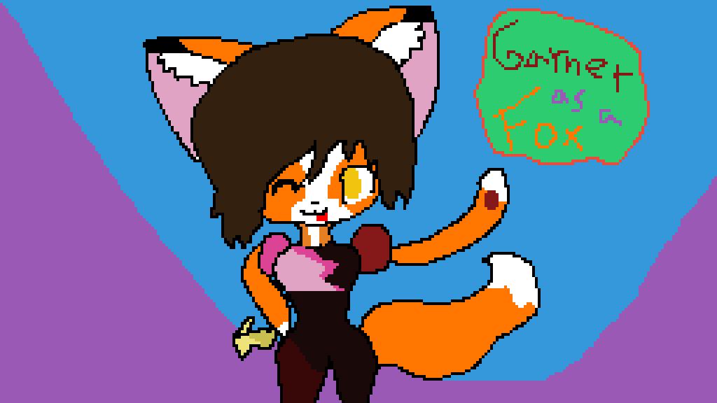 Pixilart - Garnet as a fox by Taesthetic