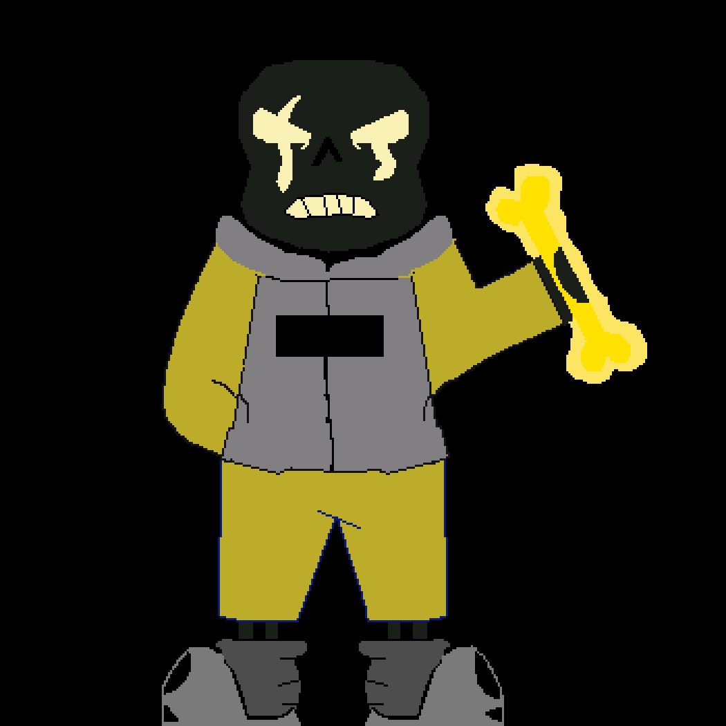 Pixilart - NegaTale Sans Phase 2 by GameOverCrib