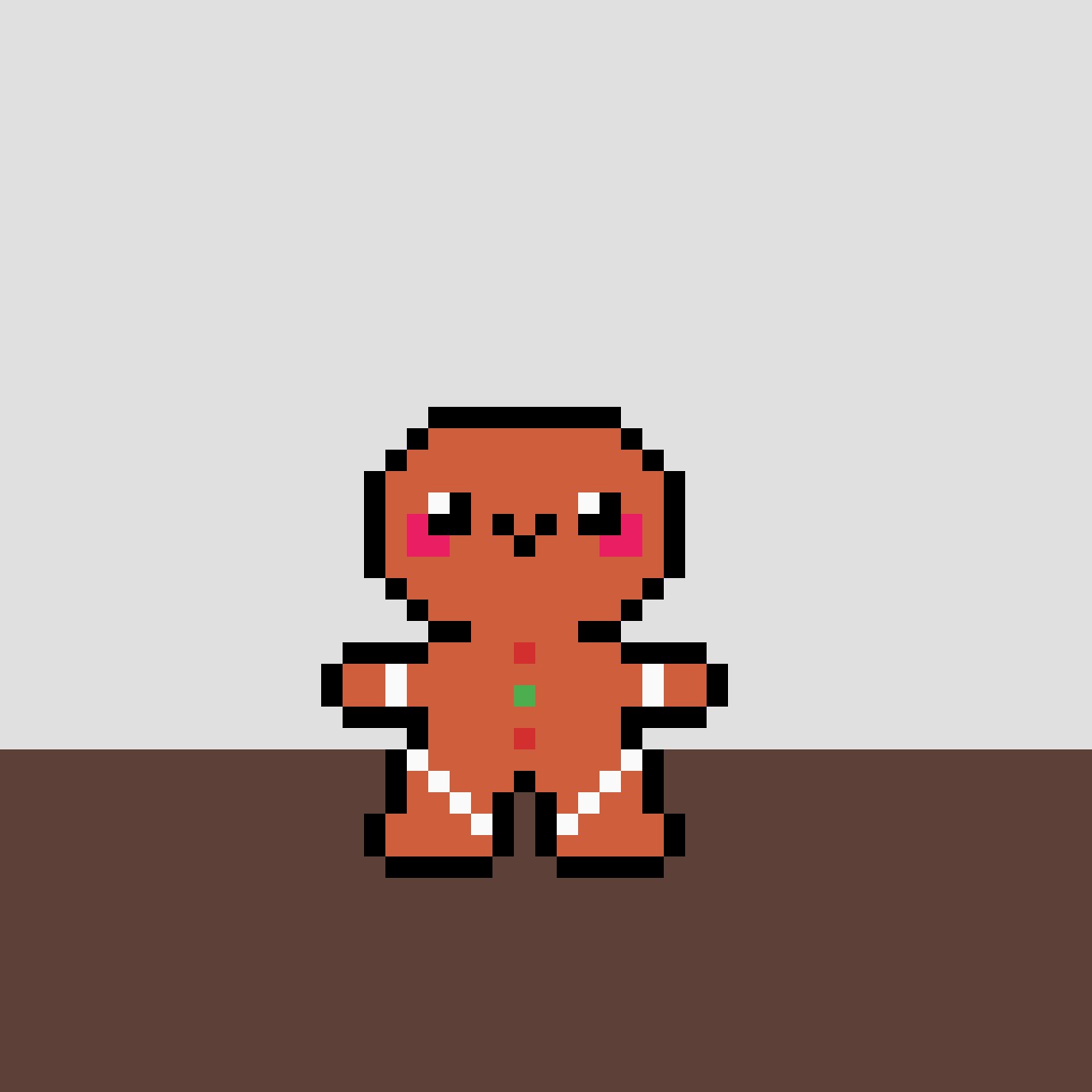 Pixilart - ginger breadman by HilaryCruz29