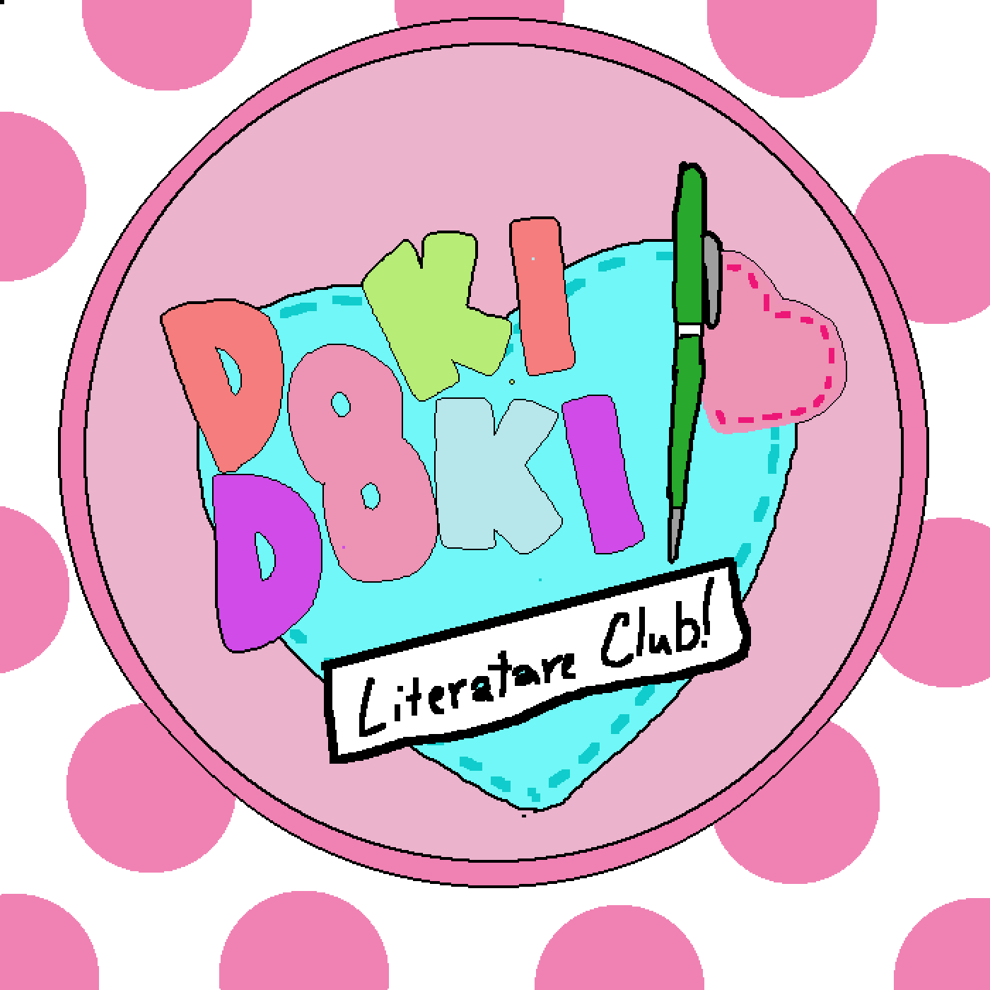 Pixilart - Doki Doki Literature Club by MermaidAtHeart
