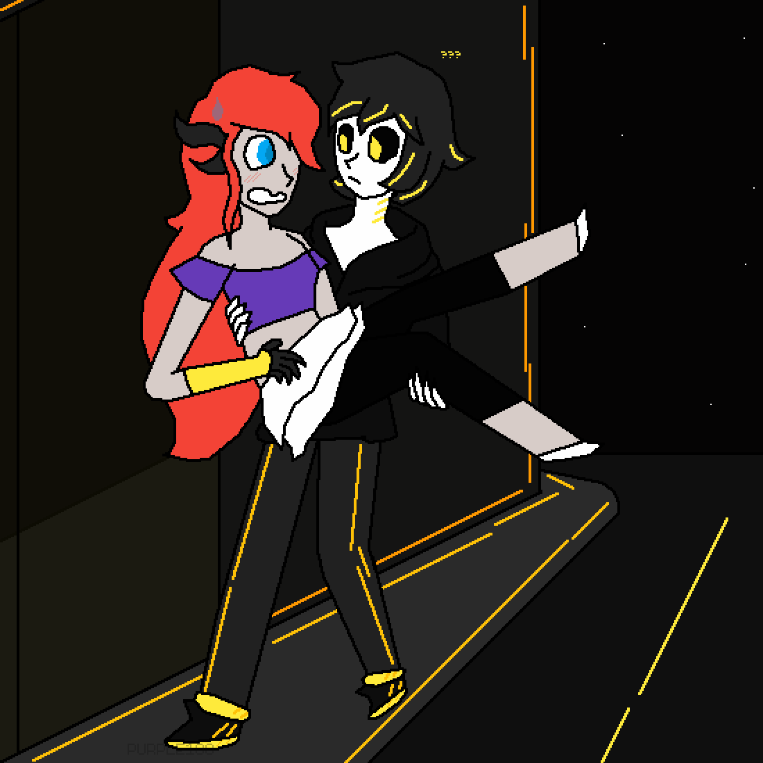 Pixilart - Trizah and Lilliana by CrypticCrows