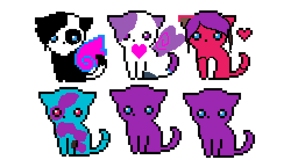 Editing cat - Free online pixel art drawing tool - Pixilart