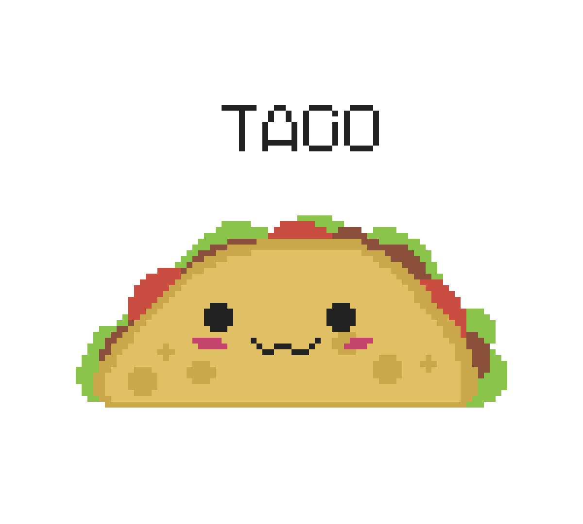 Pixilart - taco by stalebaguette