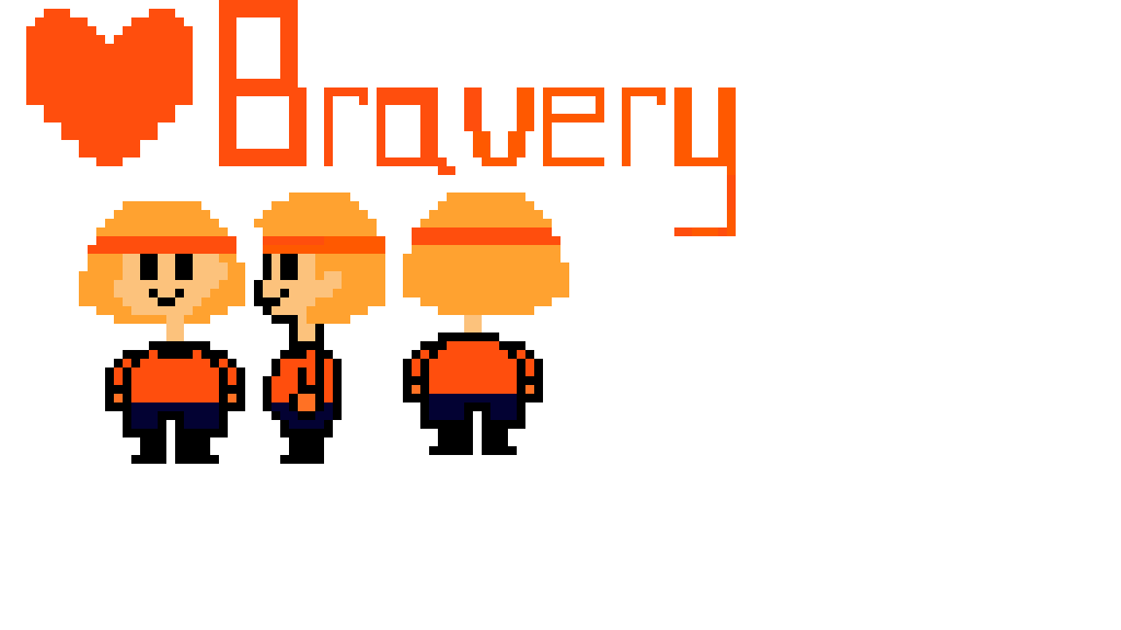 Editing Undertale Orange Soul - Free online pixel art drawing tool ...