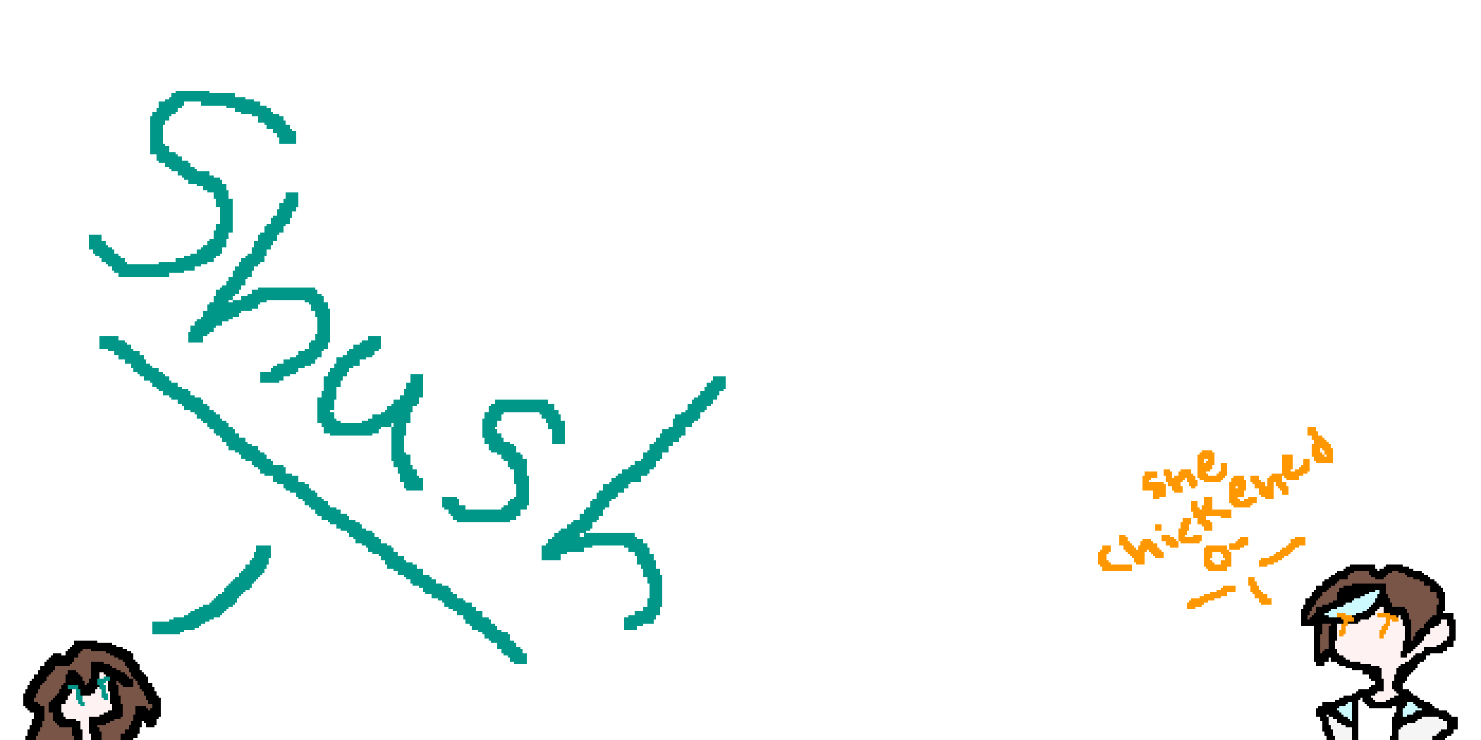 Pixilart - shush by DreamNerd