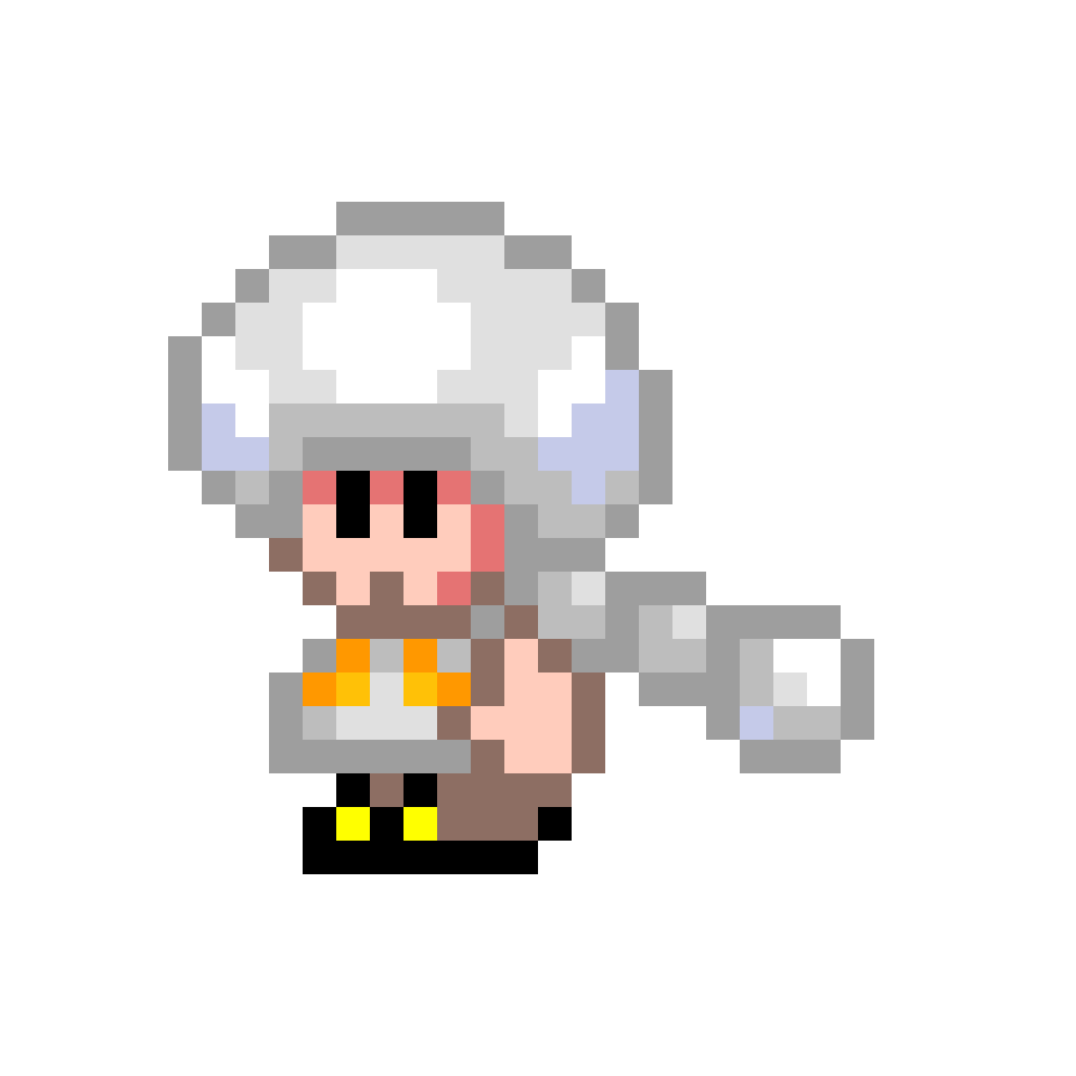 Pixilart - white toadette by DSyEGQC3V1587Si