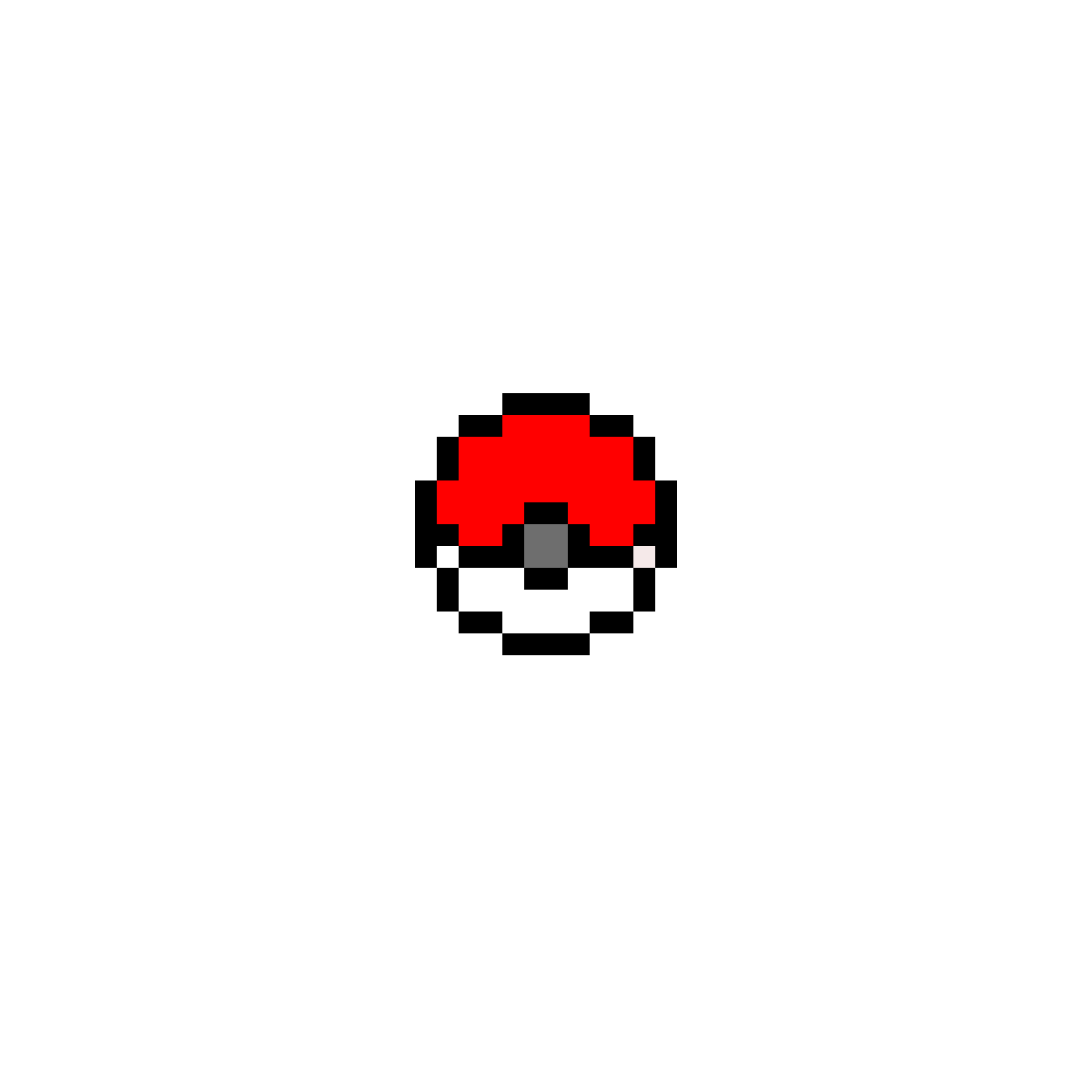Editing pokeball - Free online pixel art drawing tool - Pixilart