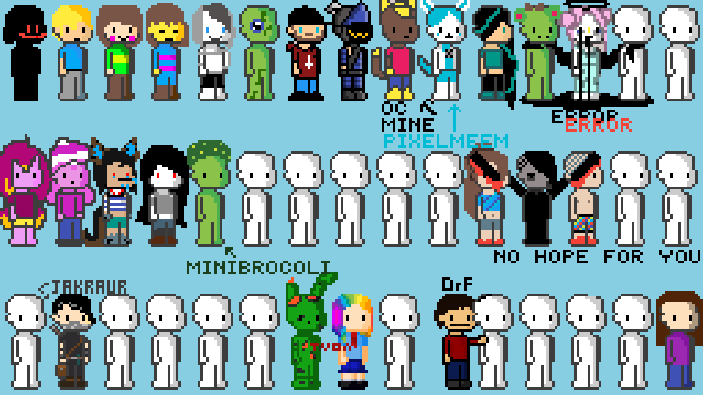 Editing Add OC - Free online pixel art drawing tool - Pixilart