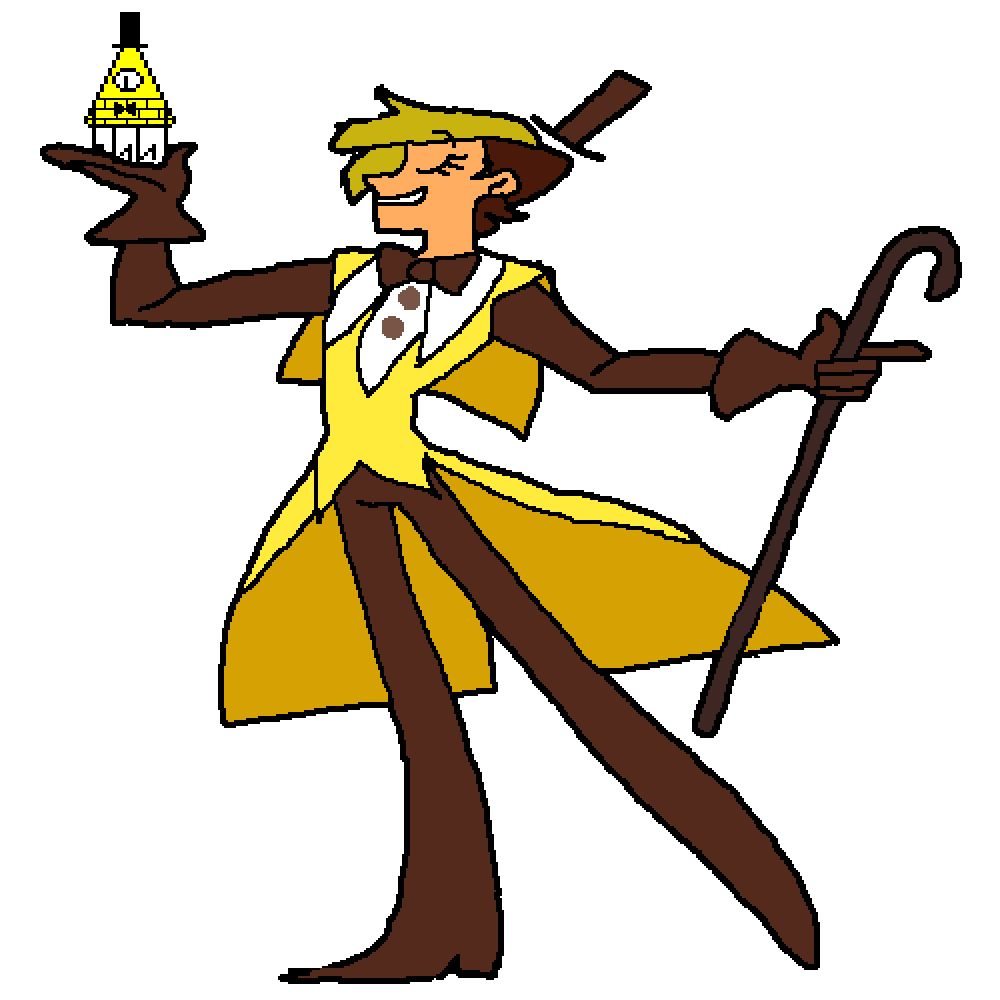 Pixilart - Bill cipher by chibi-chan