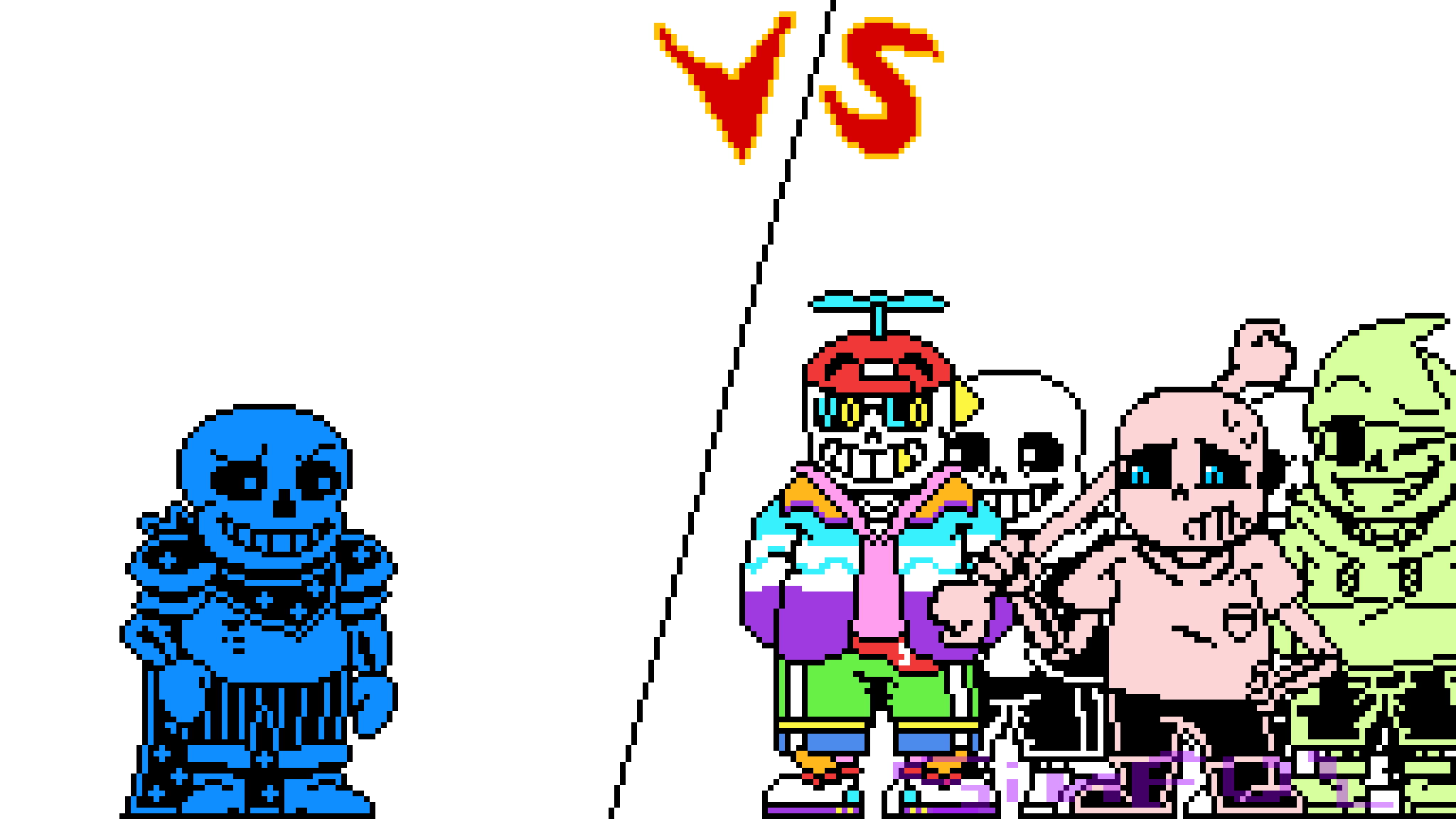 Pixilart - sans collab by Clar1nettist