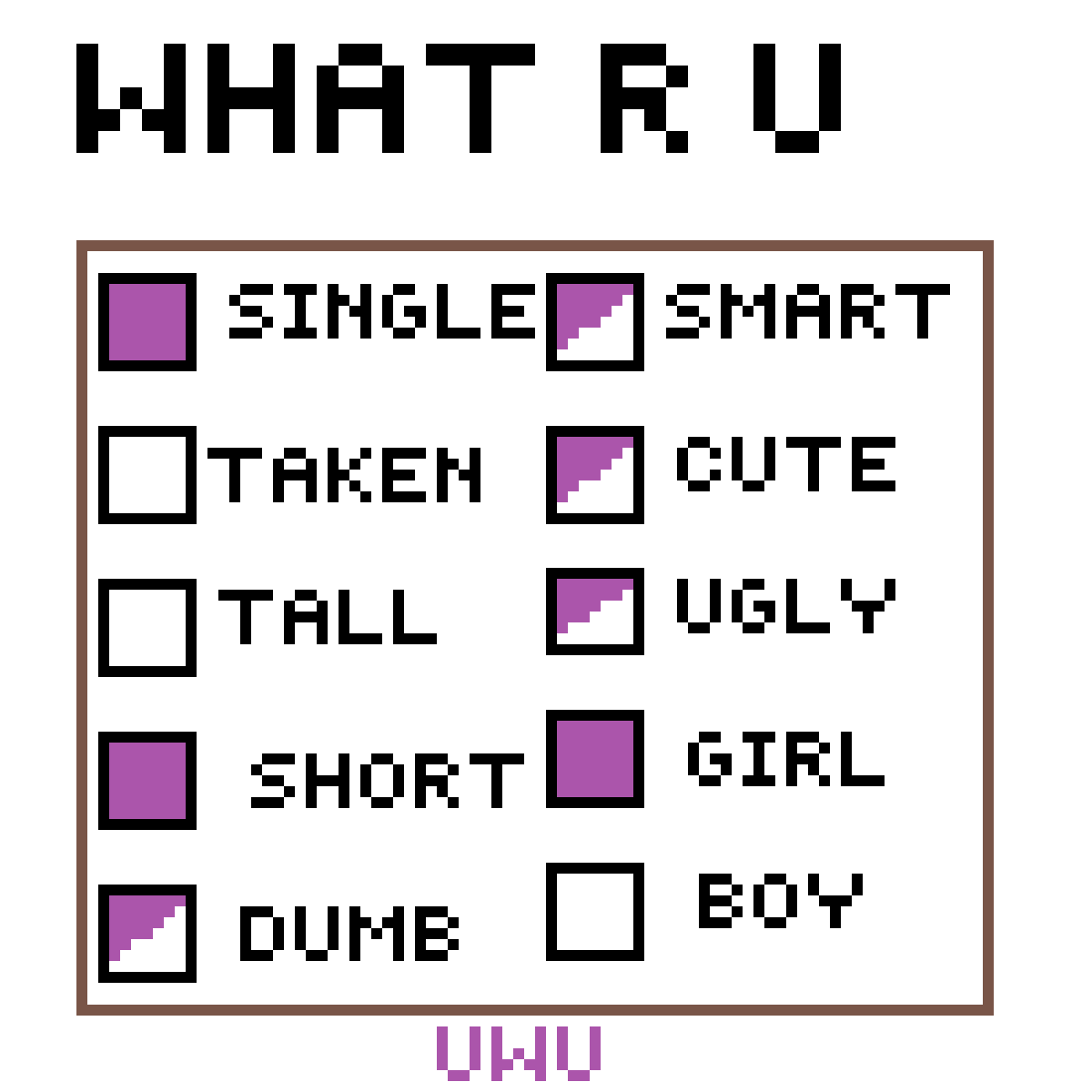 Editing uwu - Free online pixel art drawing tool - Pixilart