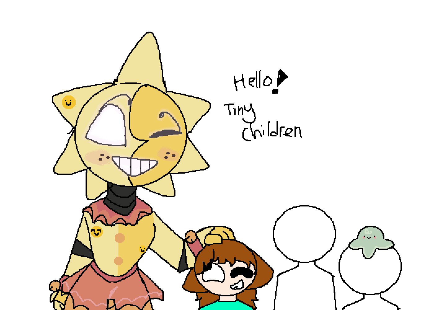 Pixilart - Sundrop collab by br0k3nb0n3