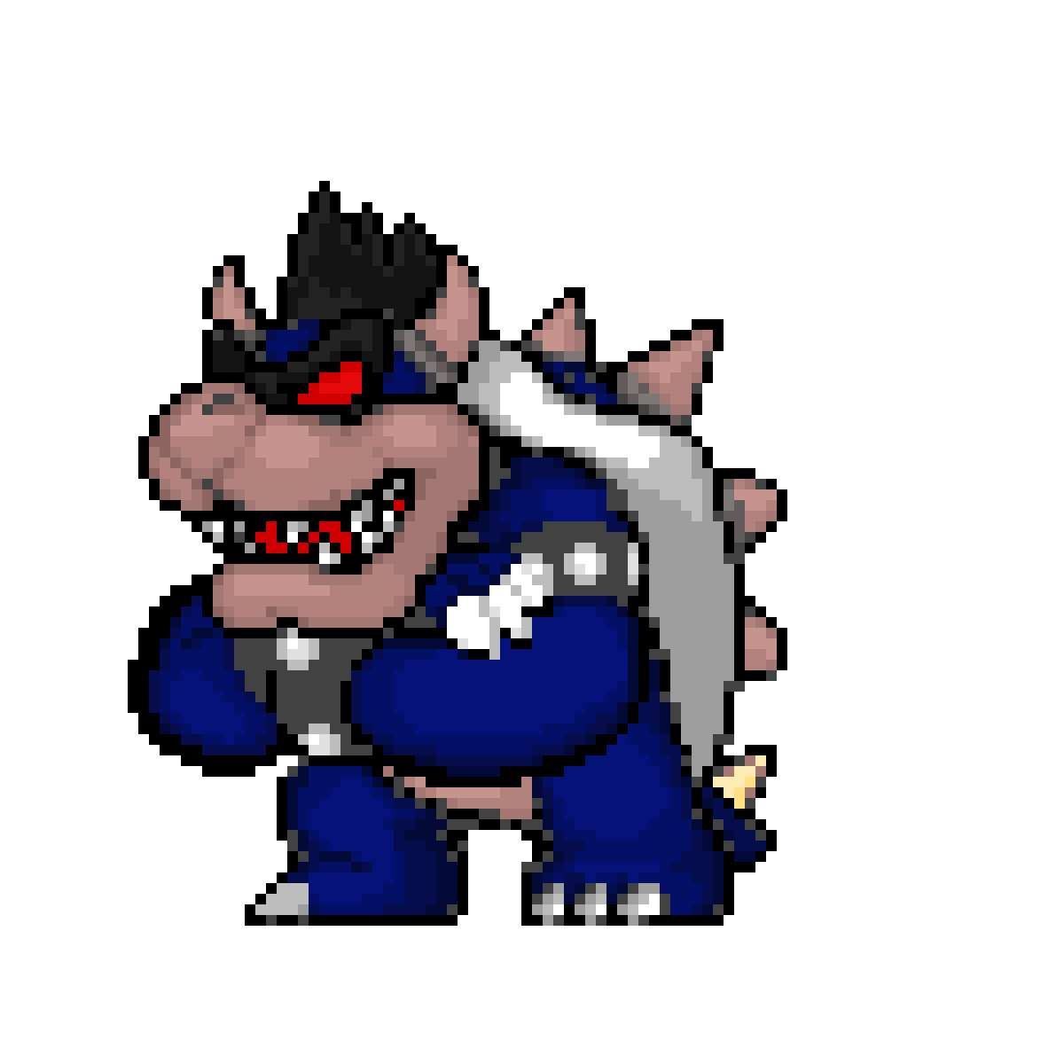 Pixilart - Dark Bowser Concept by ThePurpleBro