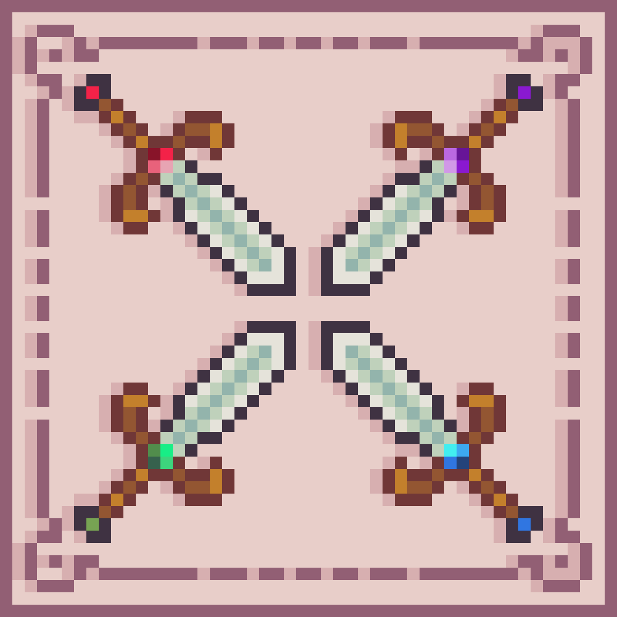 Pixilart - four swords by Ga9