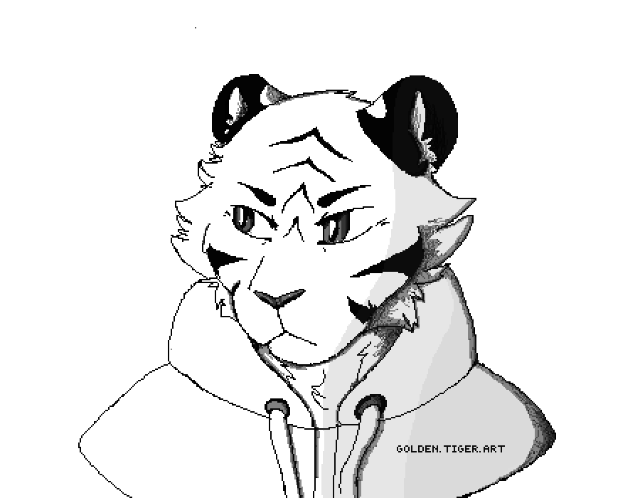 Pixilart - Tiger icon by Anonymous