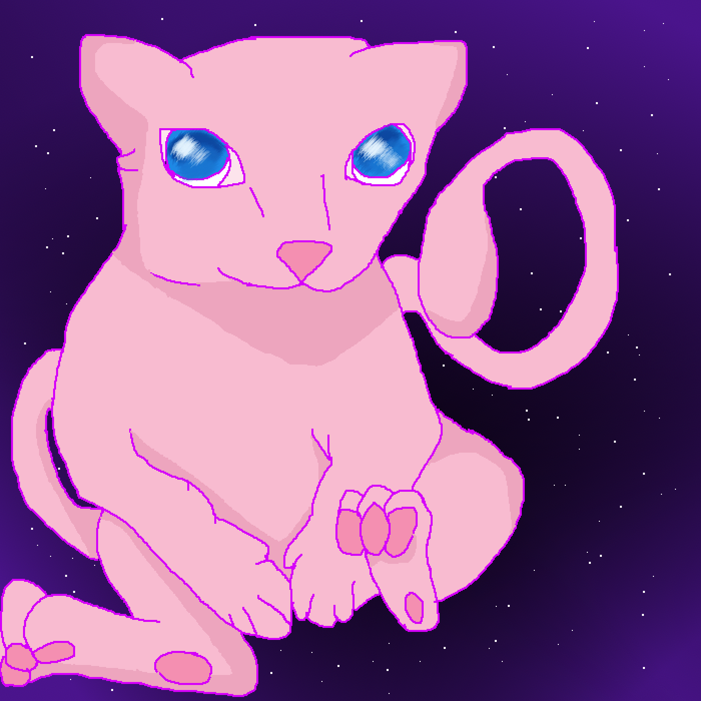 Pixilart - Mew Bingus by TheMadTitan