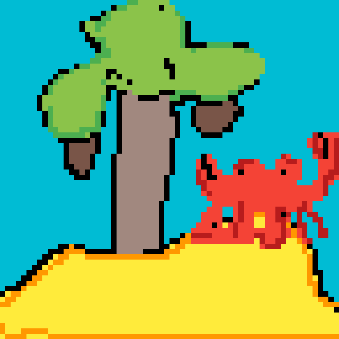 Pixilart - Crab Rave by hazellsal