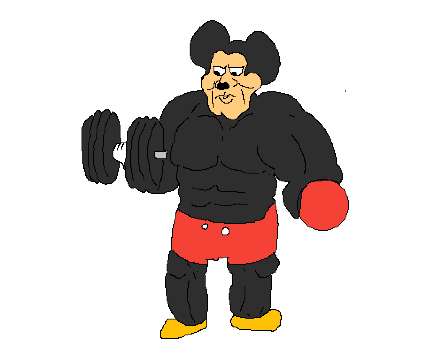 Pixilart - micky monster by williell003