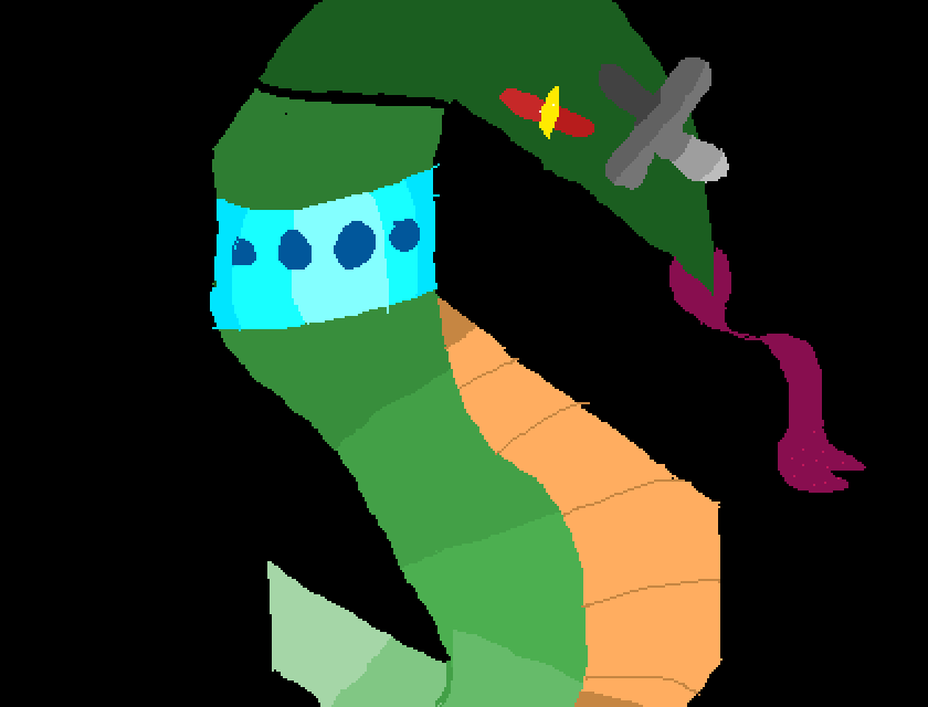 Pixilart - slithery snakee by AckAttack88