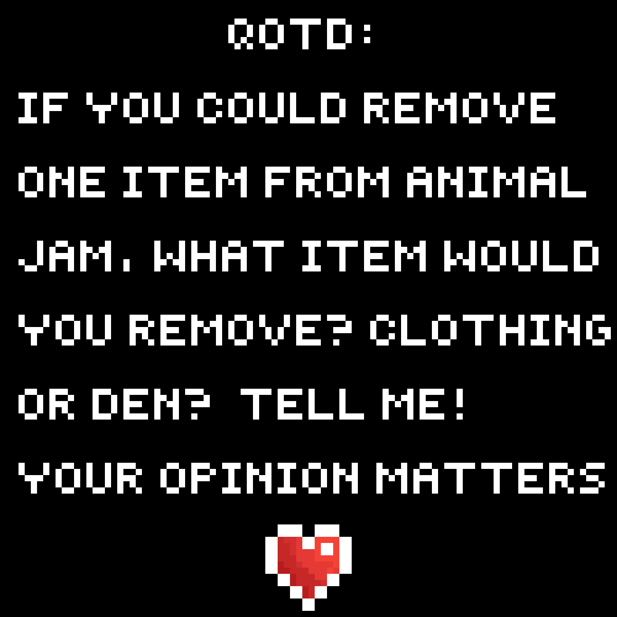 Pixilart - QOTD 8 by ananimaljamnerd