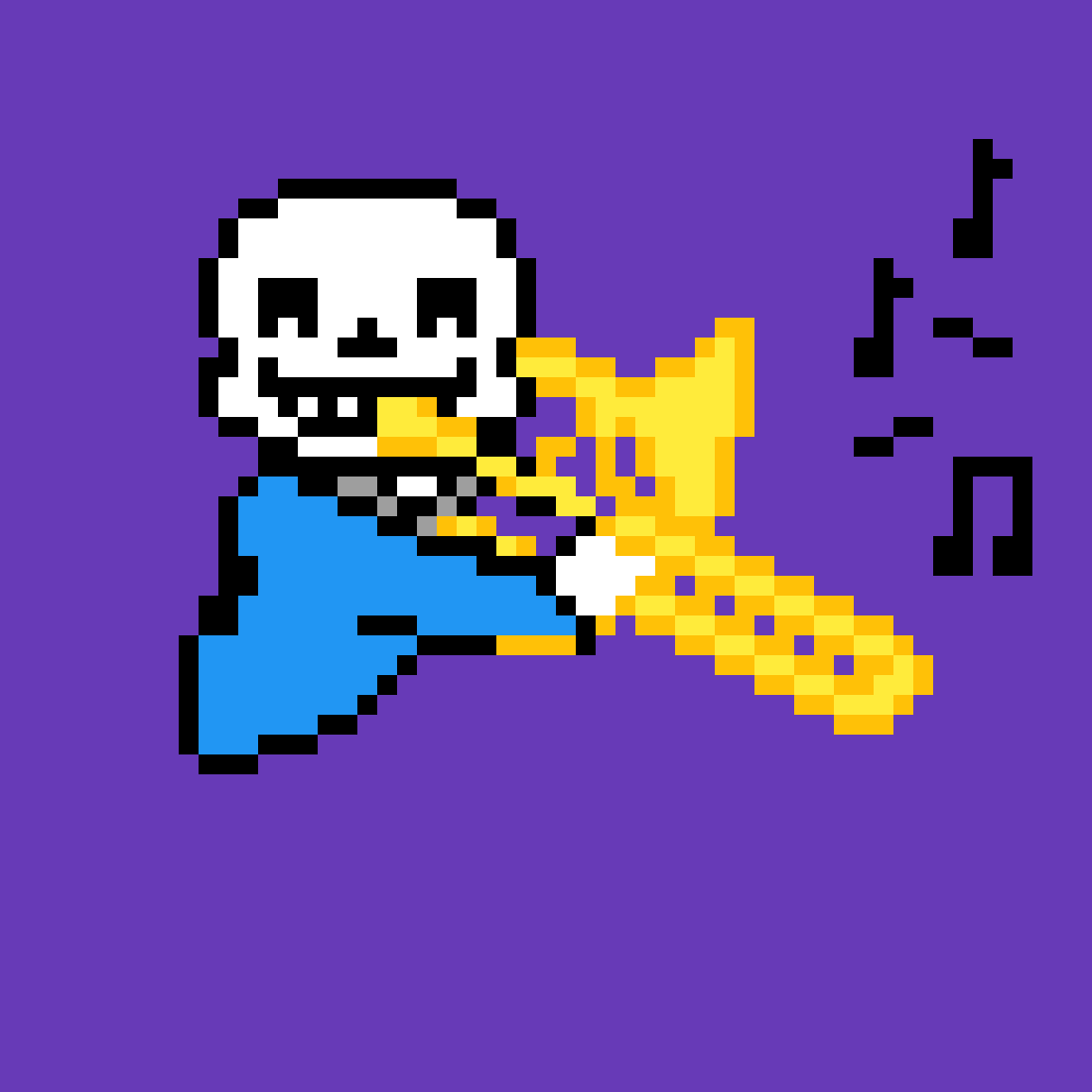 Pixilart - Sans the Trumpet ---- by Tomatoo111