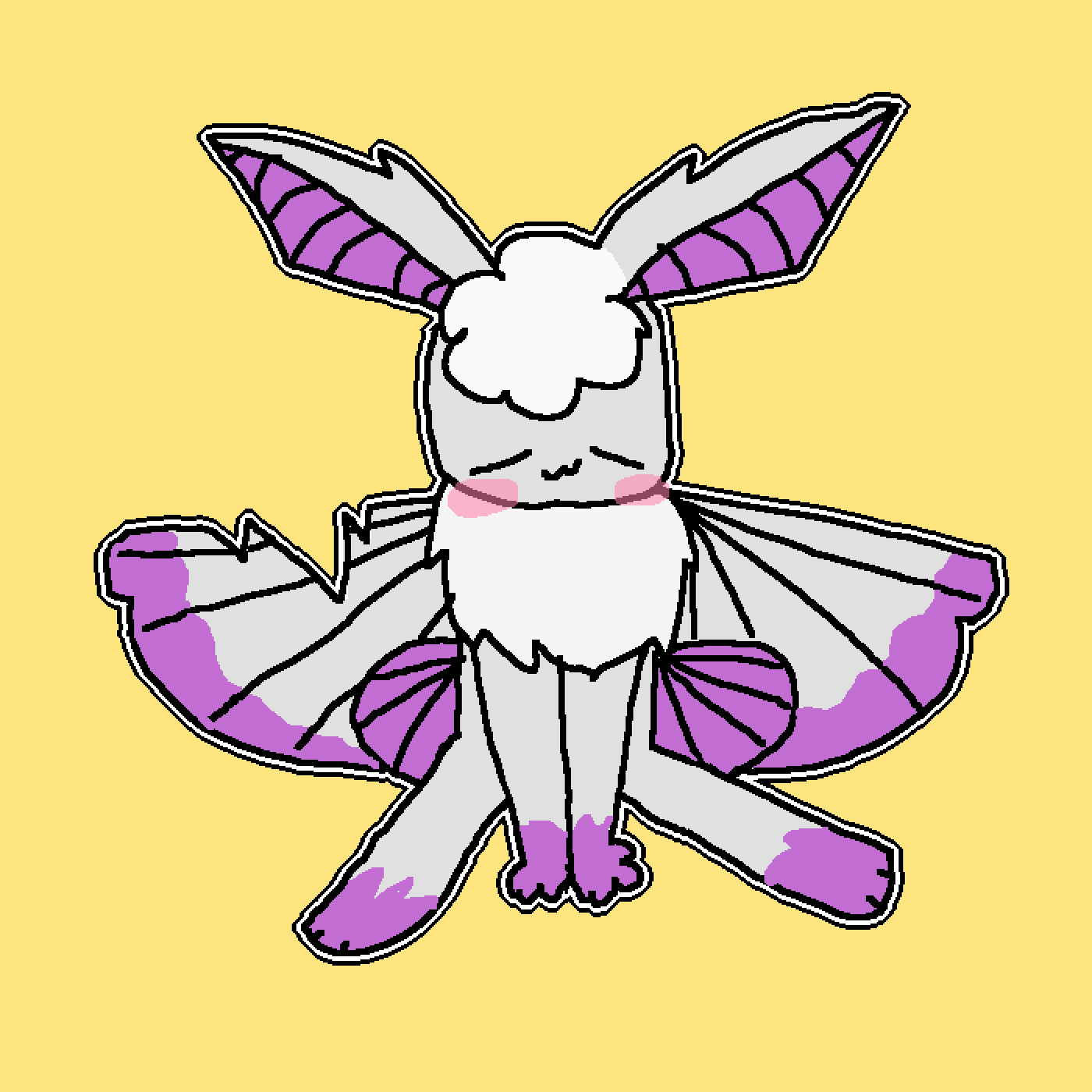 Pixilart - Orchid (Moth Cult OC) by apricot-uwu