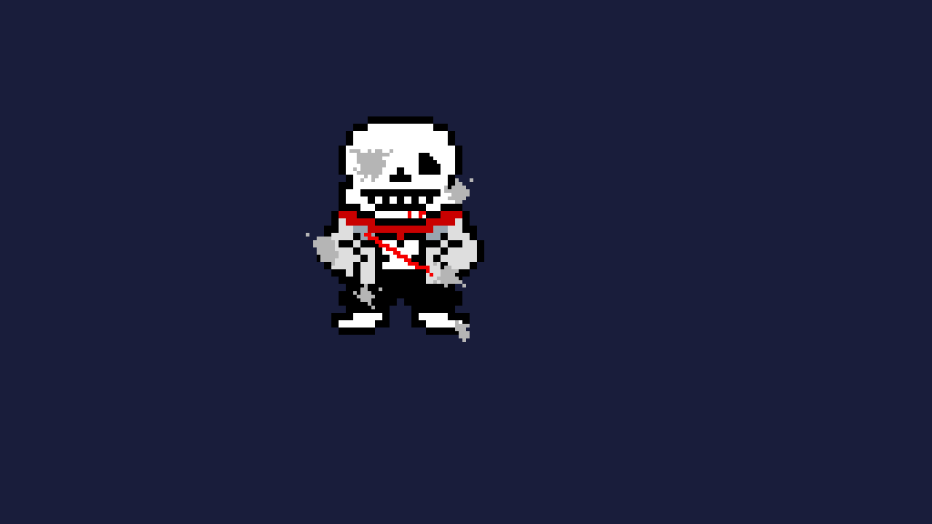 Pixilart - Aftertale Sans by minkarat