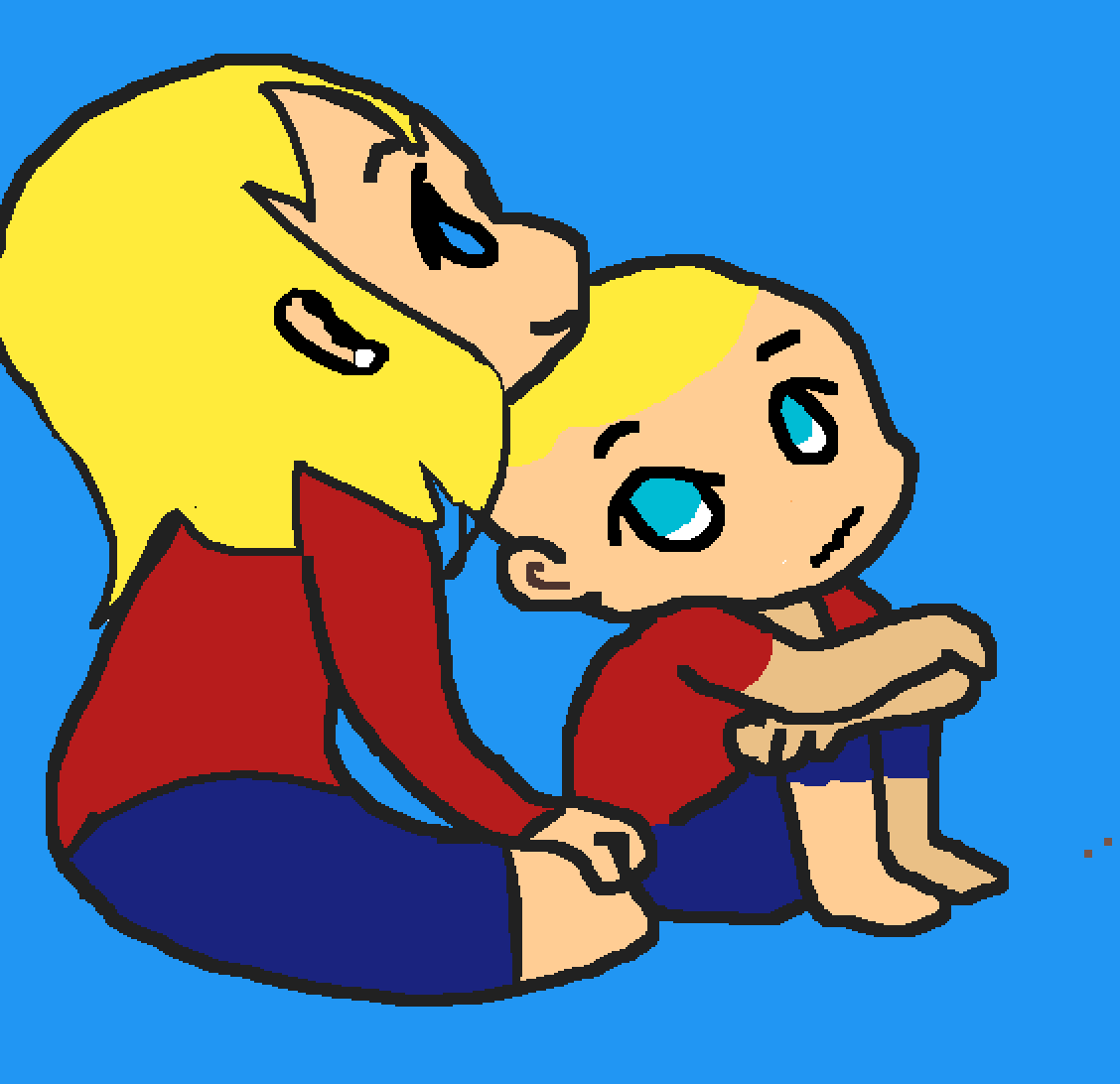 Pixilart - Me and Caleb by EmoLeo2006