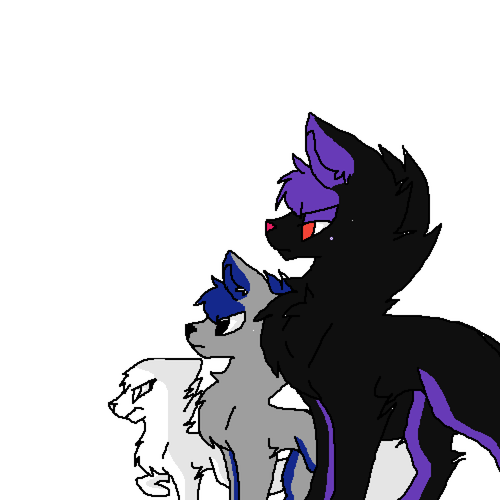Pixilart - Wolf Pals by shawtybaebaddie