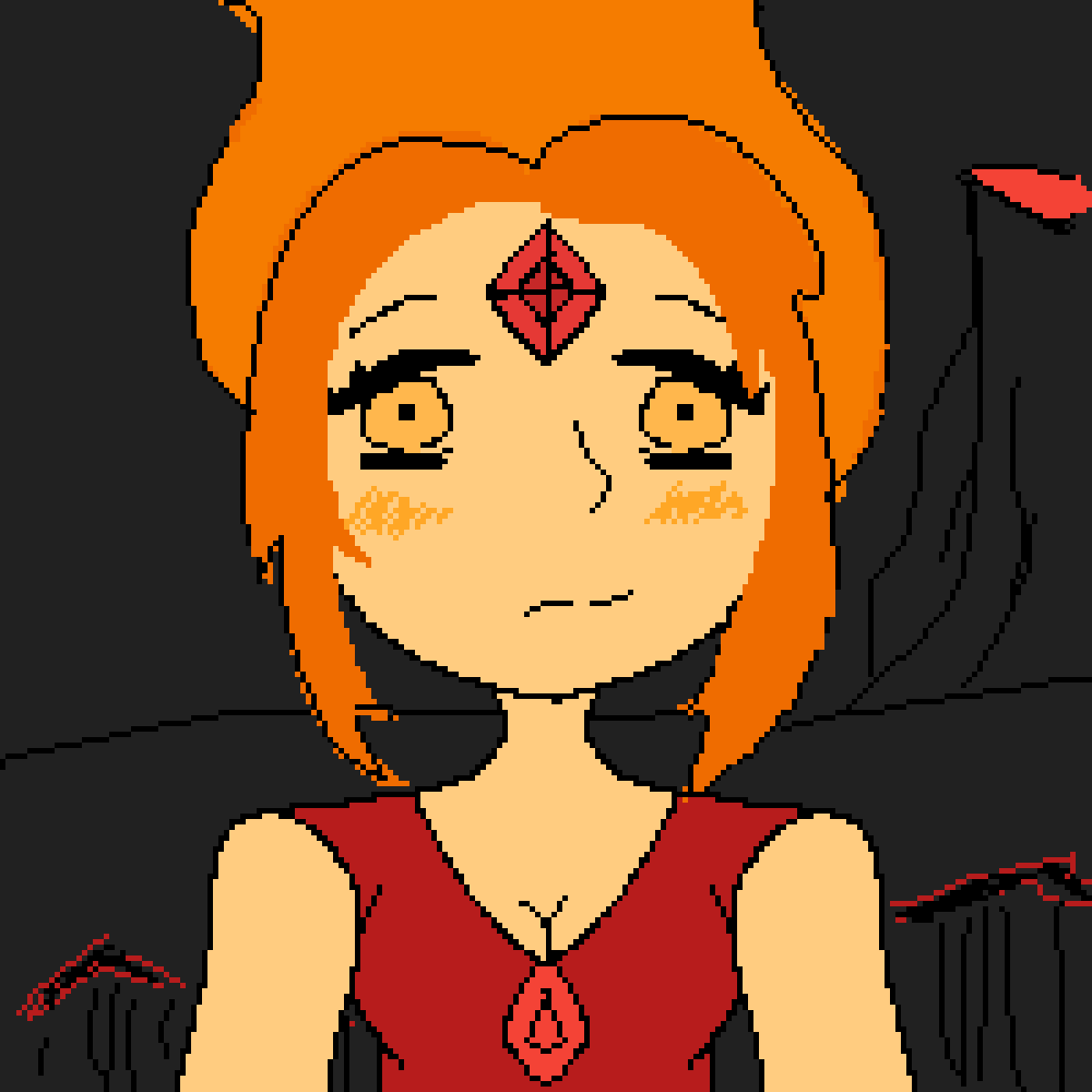 Pixilart - Flame Princess by TheCat-is-Cute