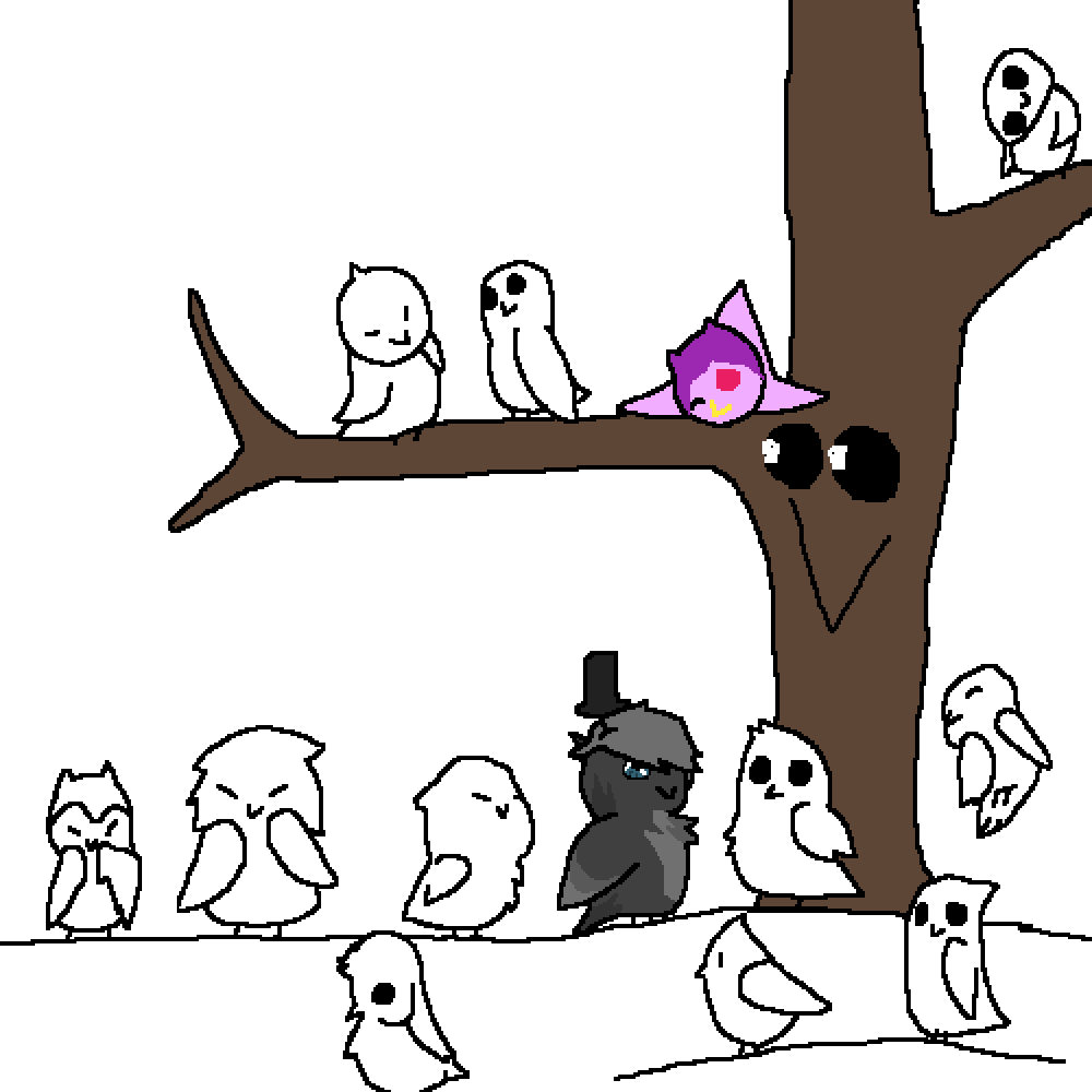 Pixilart - OWL COLAB by thederppotato