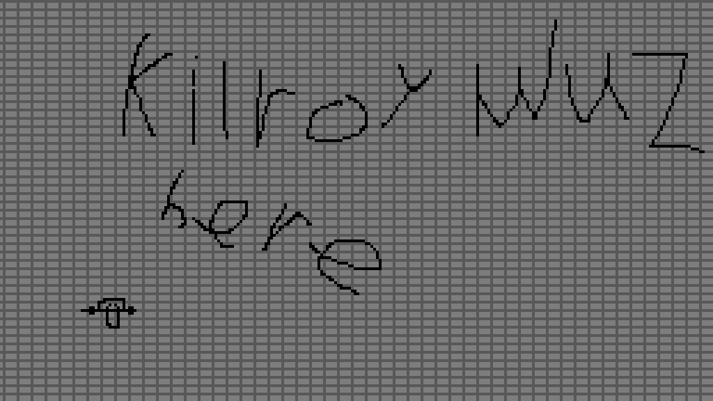 Pixilart - Kilroy was here by dude1