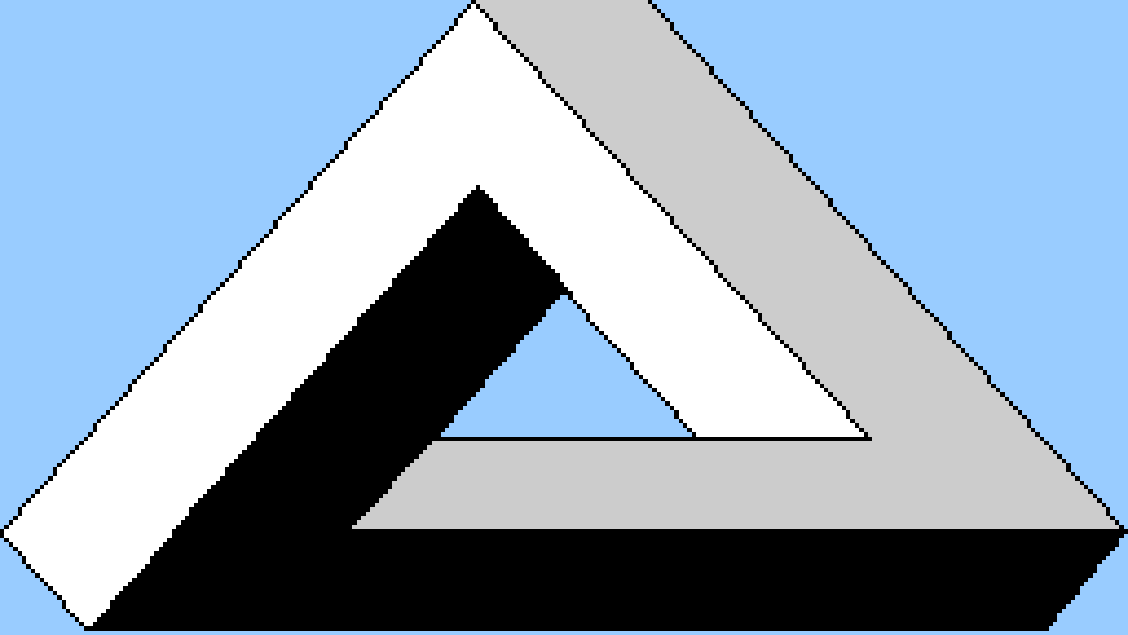 Editing penrose triangle - Free online pixel art drawing tool - Pixilart