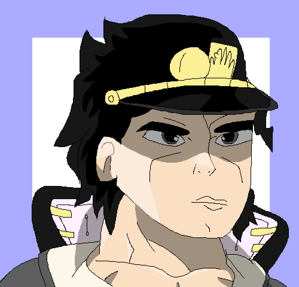 Pixilart - Jotaro by brentai
