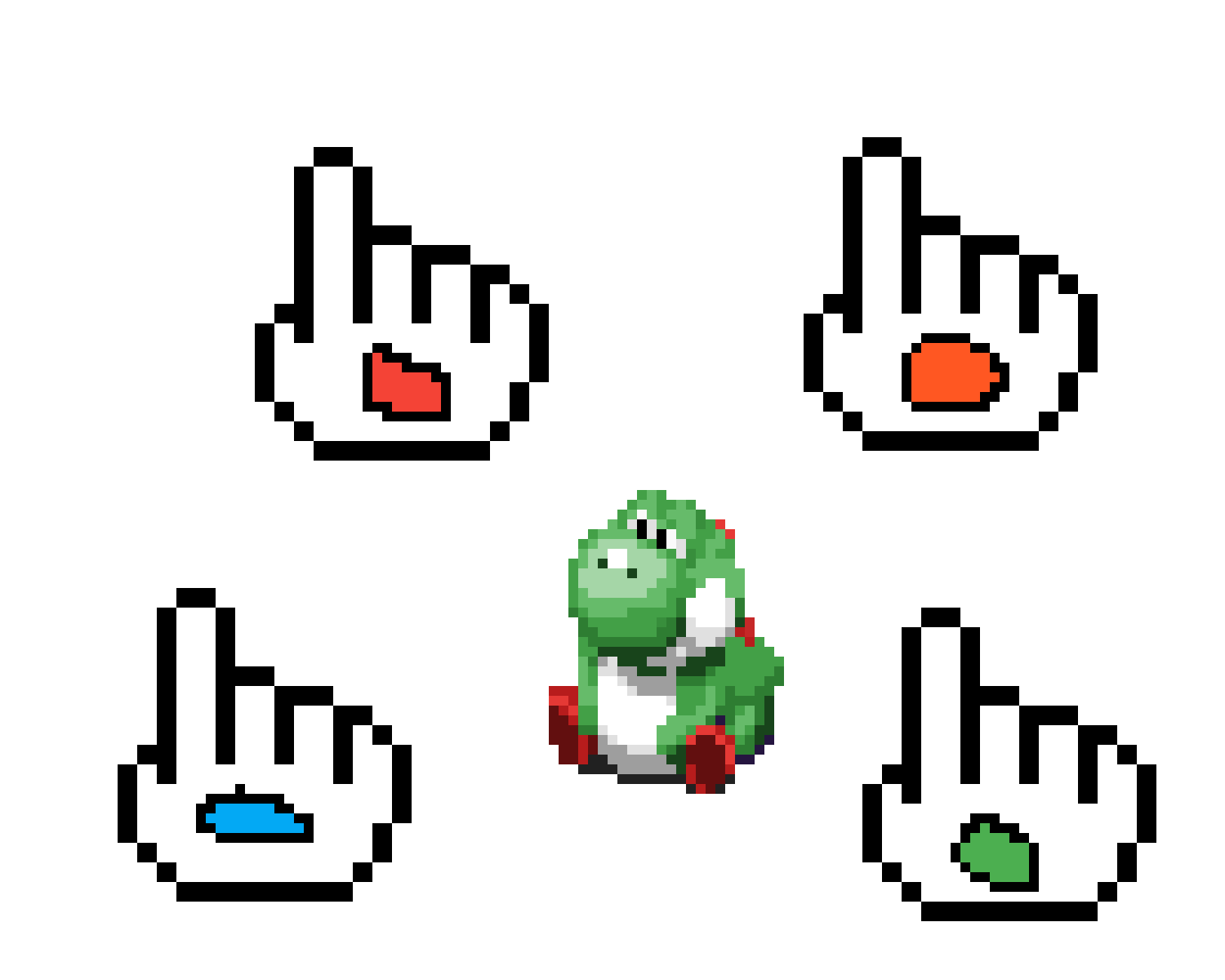 Pixilart - YOSHI GASTER BC UNDERTALE by Fire-Ice